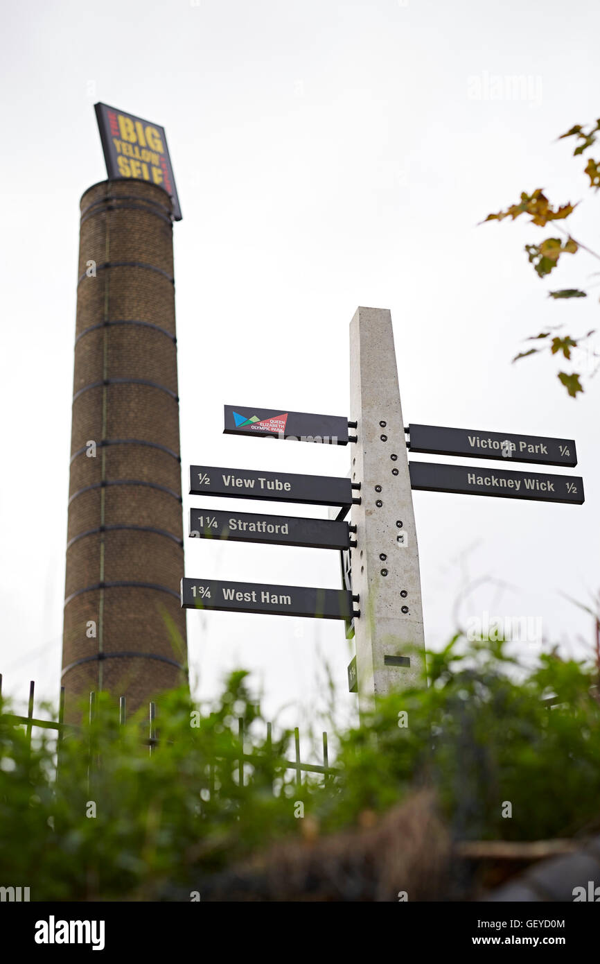 The areas surrounding the Olympic park in the Hackney Wick and ...