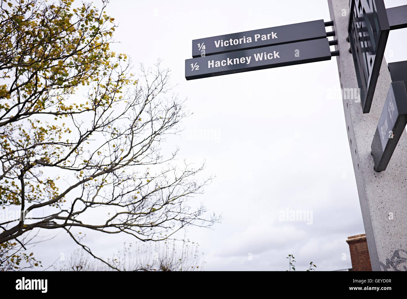 The areas surrounding the Olympic park in the Hackney Wick and ...