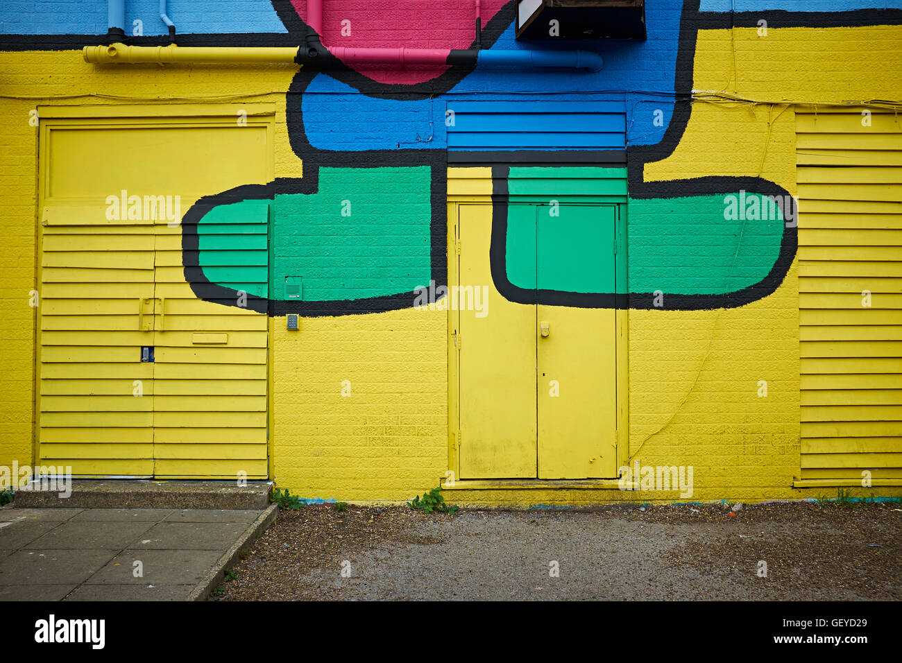 The areas surrounding the Olympic park in the Hackney Wick and ...