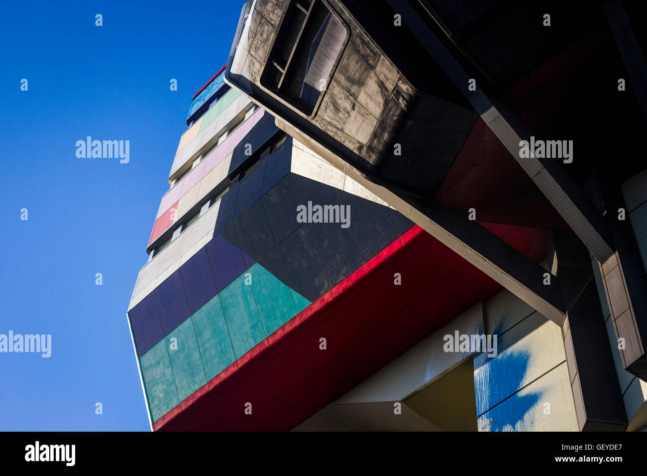 Detail shot of the Bierpinsel in Steglitz, Berlin, Germany Stock Photo ...