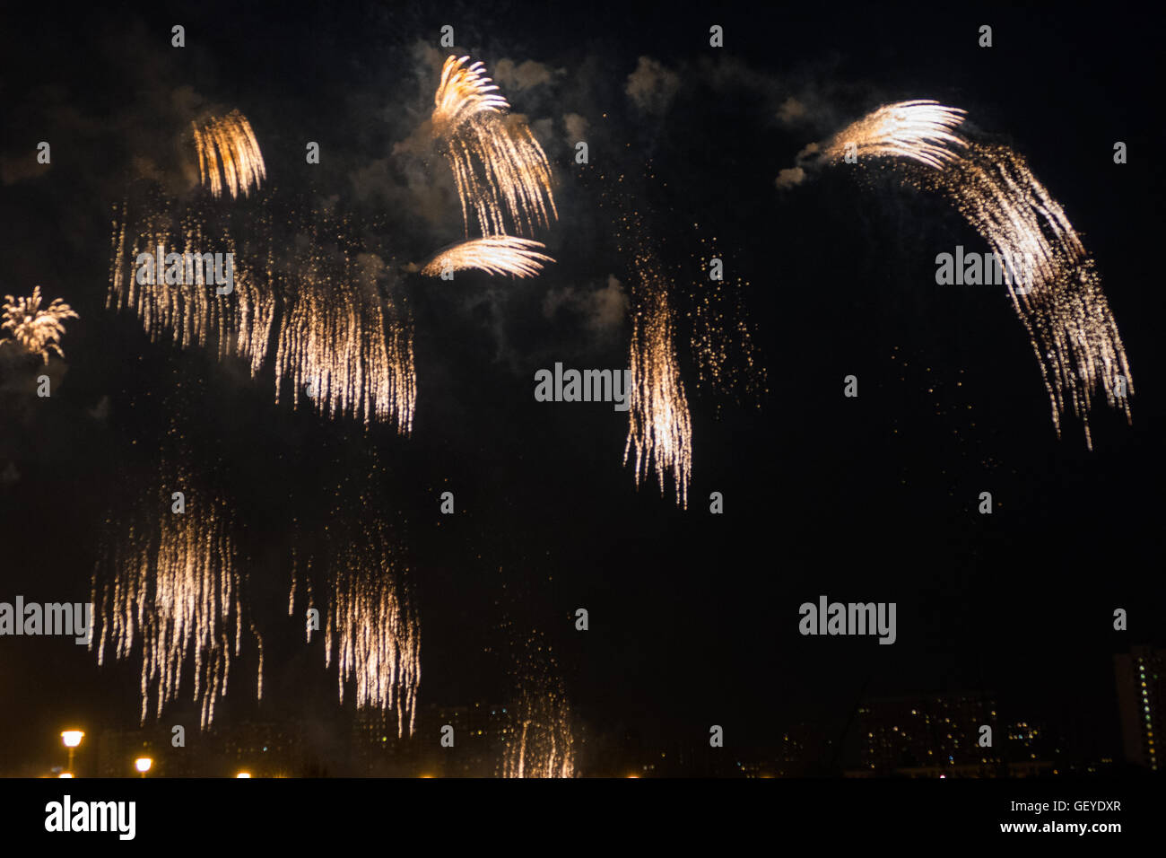 Fireworks festival in moscow hi-res stock photography and images - Alamy