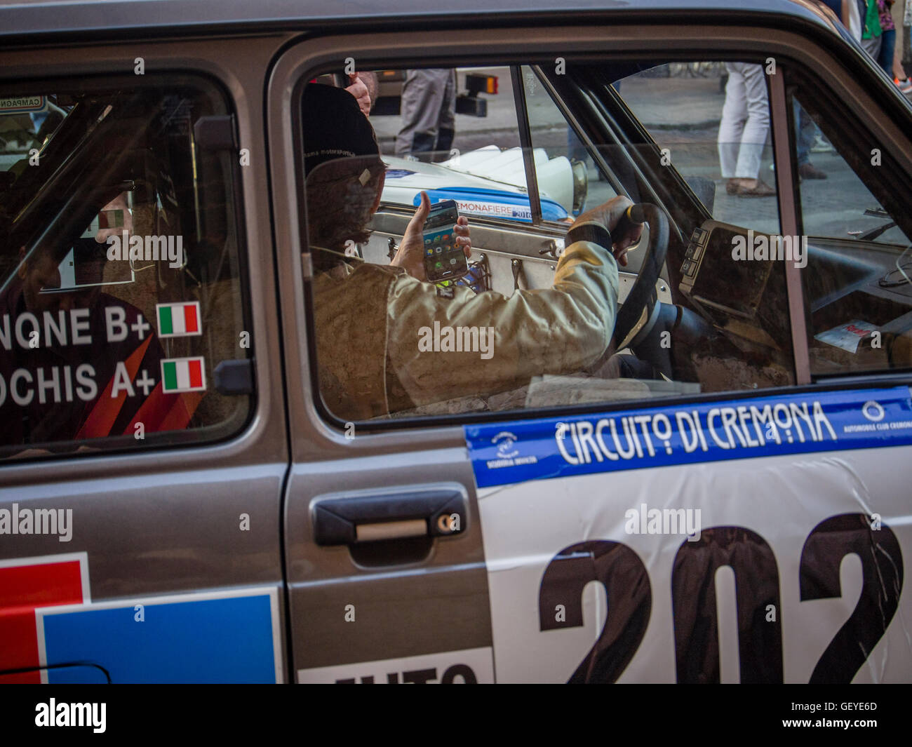 Cremona Historical Rally Circuit 2016 , ceremony, drivers, co pilots ...