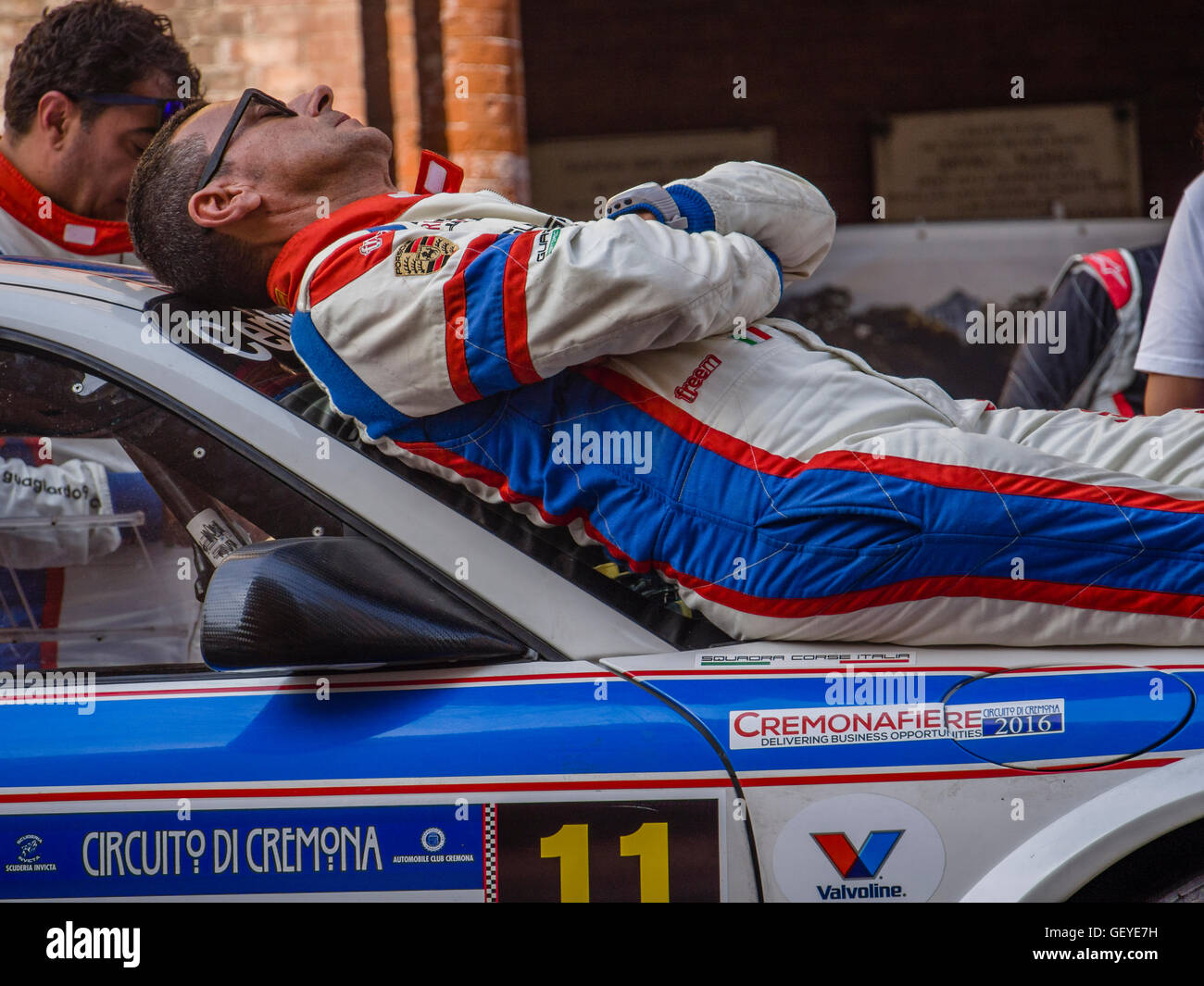 Cremona Historical Rally Circuit 2016 , ceremony, drivers, co pilots ...