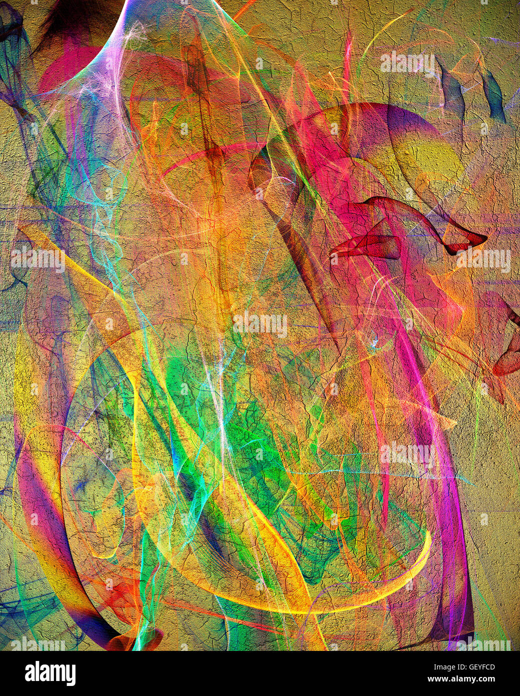 DIGITAL ART: Colours of the Wind Stock Photo - Alamy