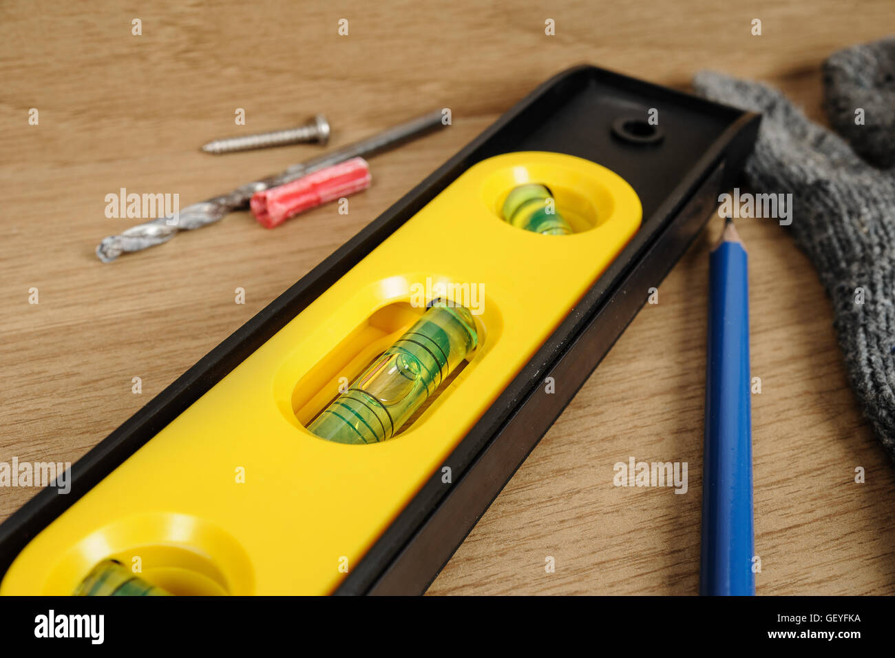 Spirit level closeup hi-res stock photography and images - Alamy