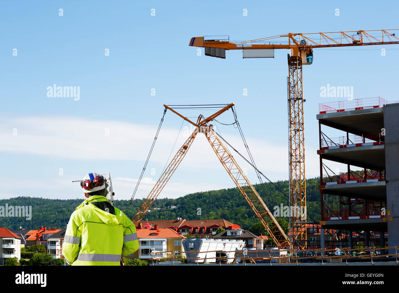 Construction surveying hi-res stock photography and images - Alamy