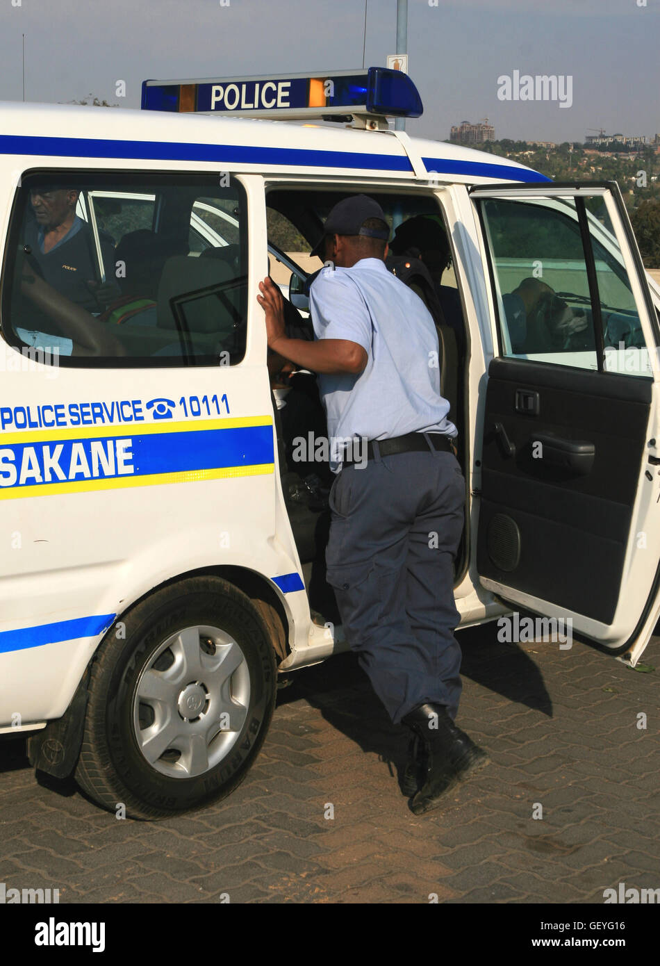 South africa police uniforms hi-res stock photography and images - Alamy