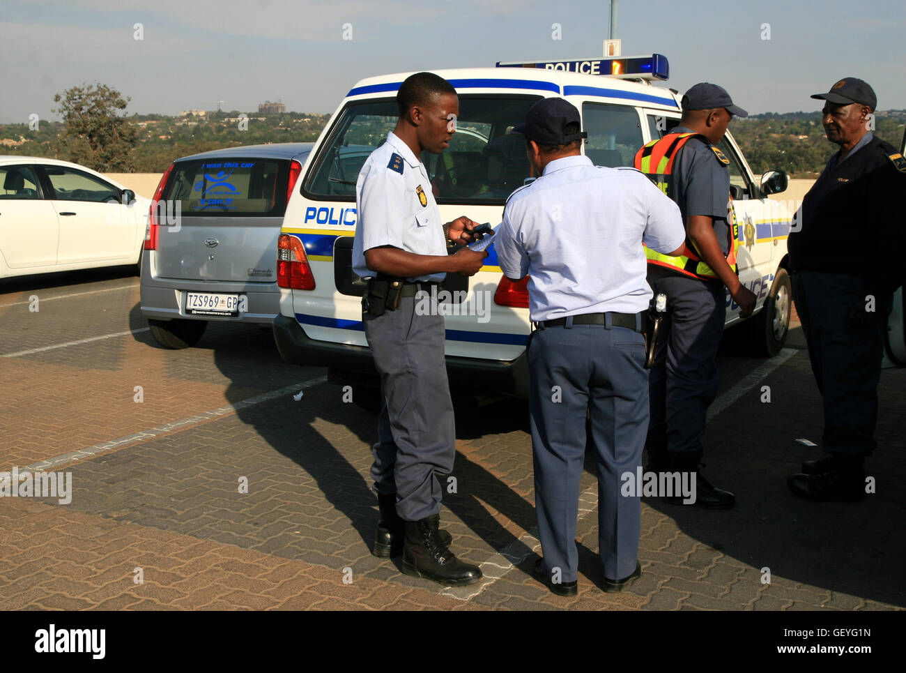 South africa police uniforms hi-res stock photography and images - Alamy