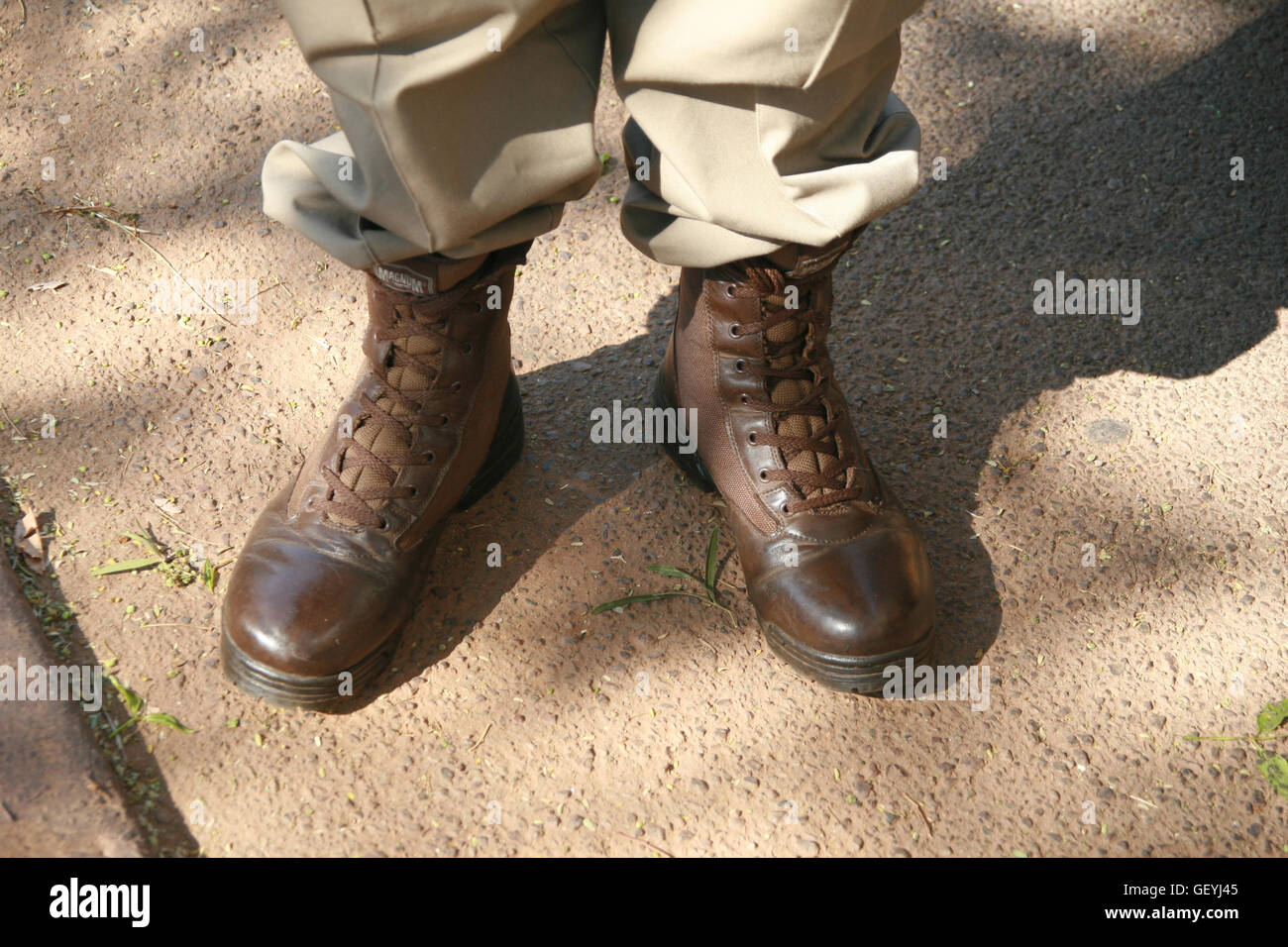 Security Guard, Pretoria, South Africa Stock Photo - Alamy