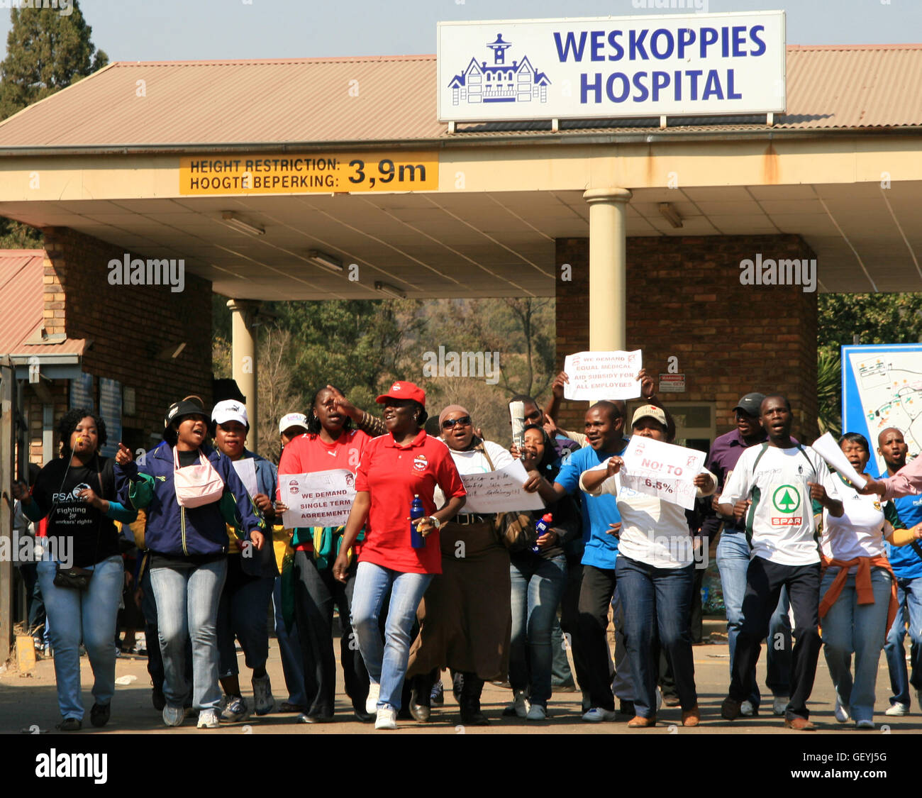 Weskoppies hospital strike hi-res stock photography and images - Alamy