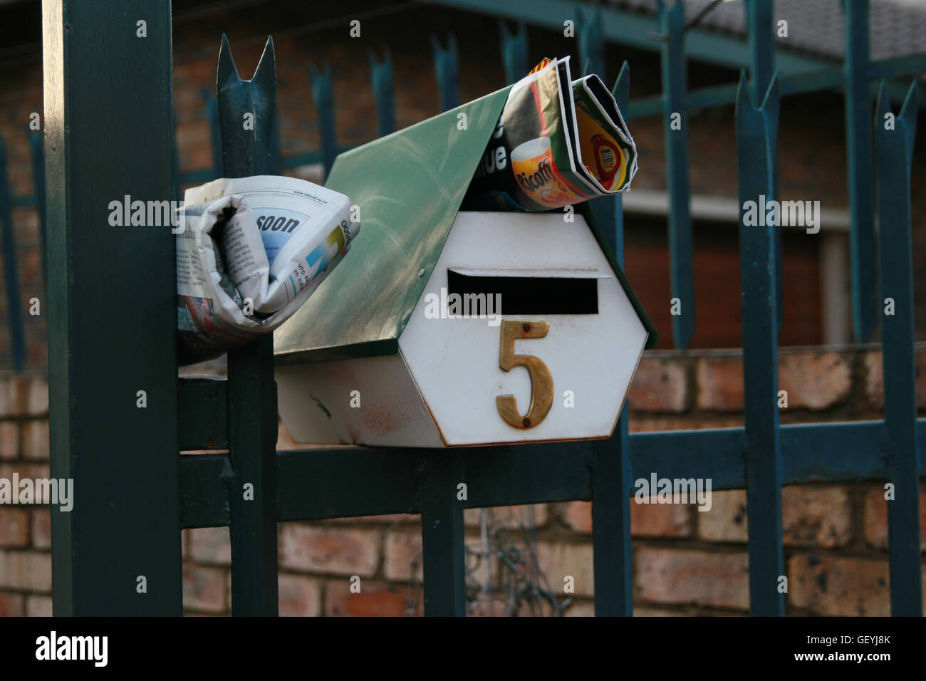 Mailbox, South Africa Stock Photo - Alamy