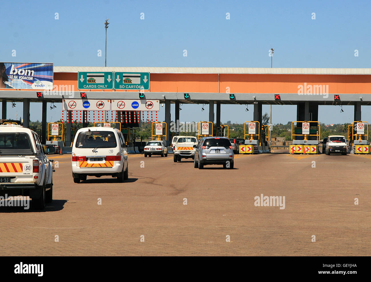 Toll Gate, Mozambique Stock Photo - Alamy