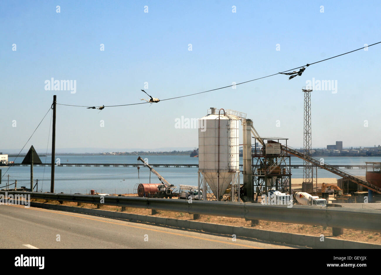 Maputo harbour, Mozambique Stock Photo - Alamy