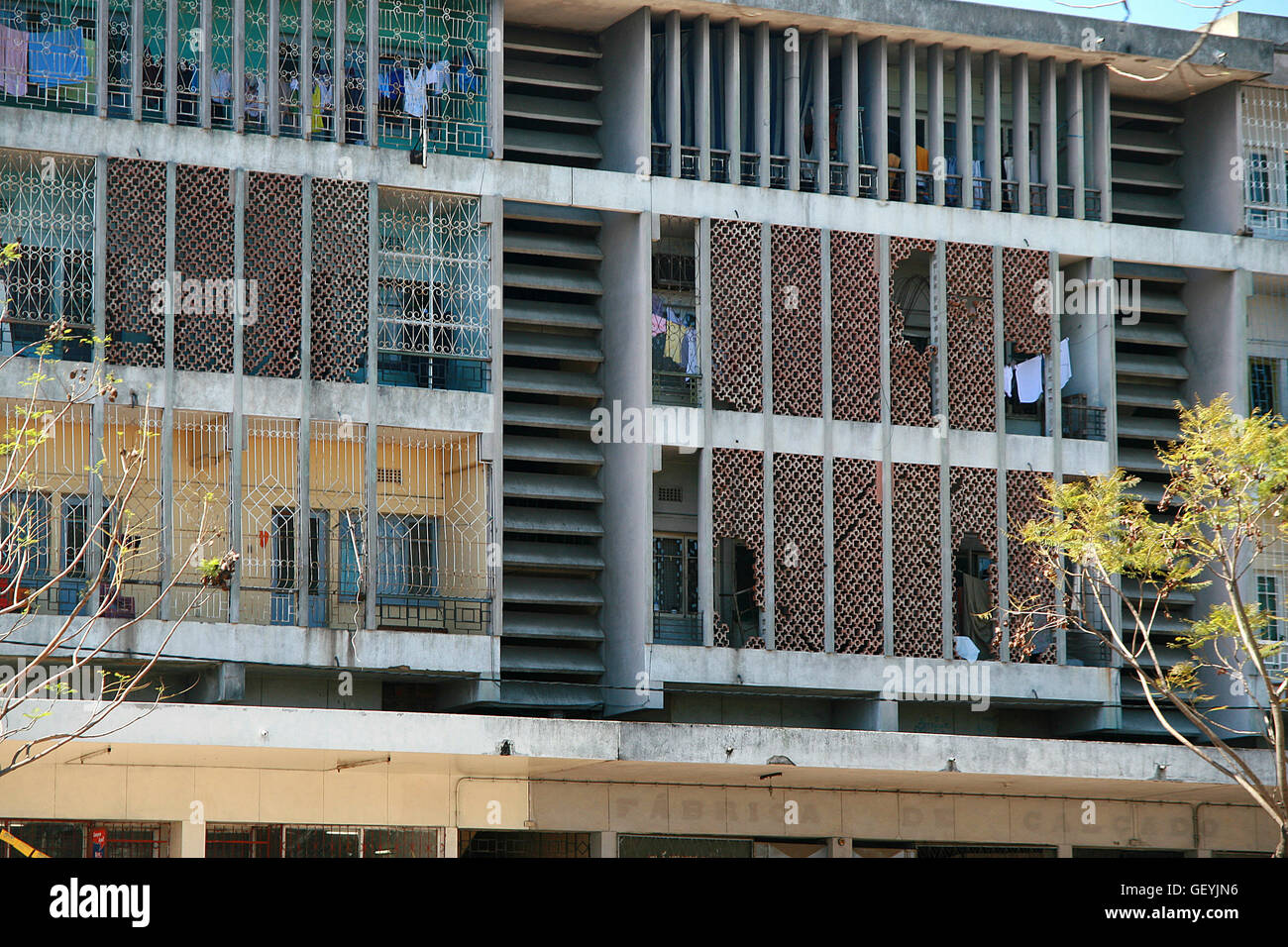 Apartment building, Maputo, Mozambique Stock Photo - Alamy