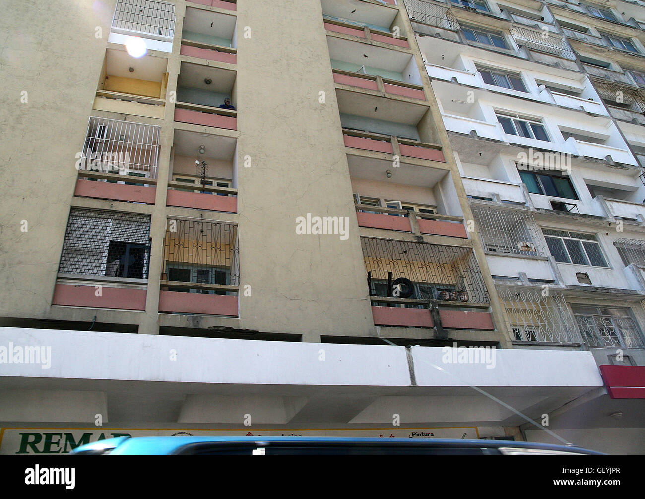 Apartment building, Maputo, Mozambique Stock Photo - Alamy