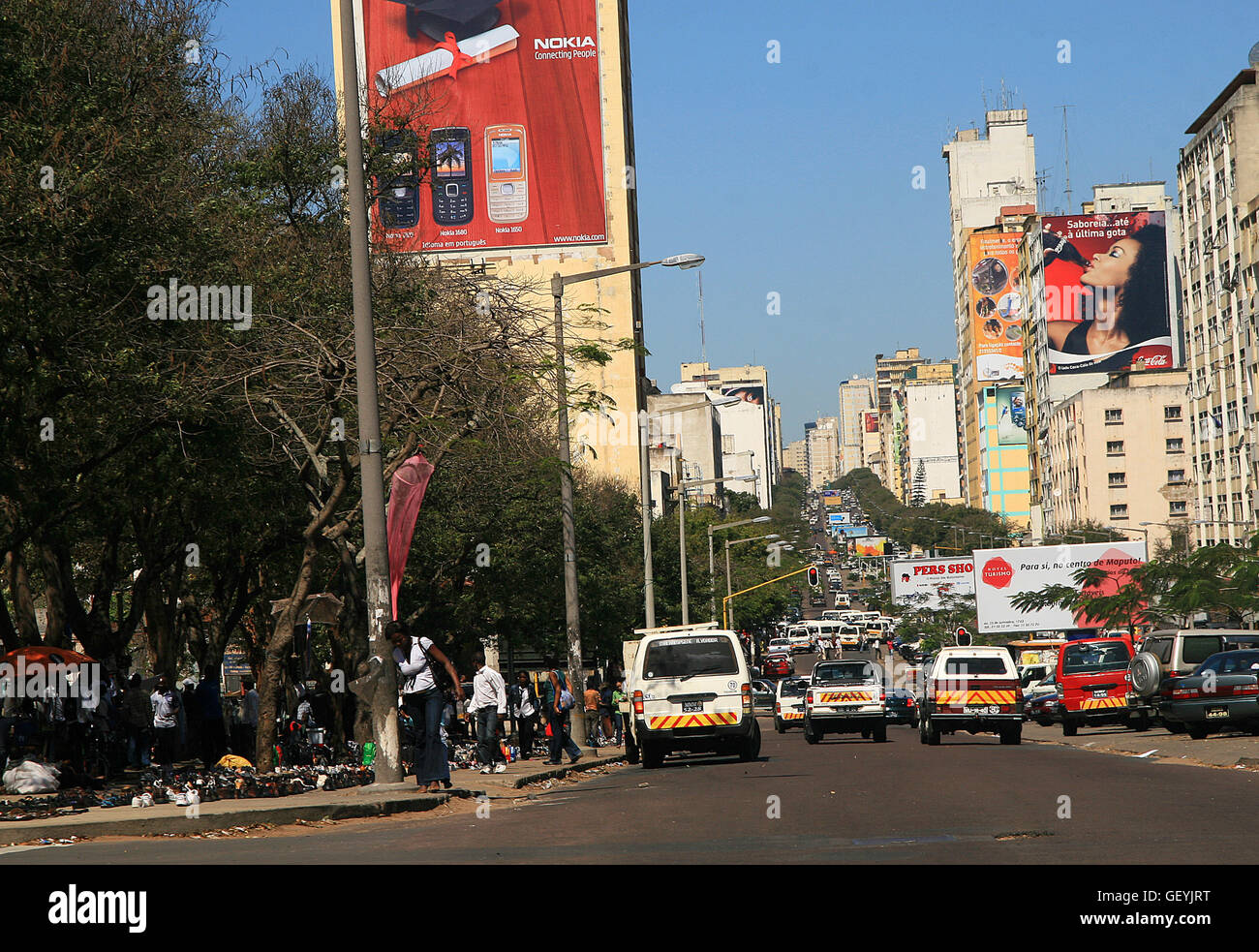 Street scene, Maputo, Mozambique Stock Photo - Alamy