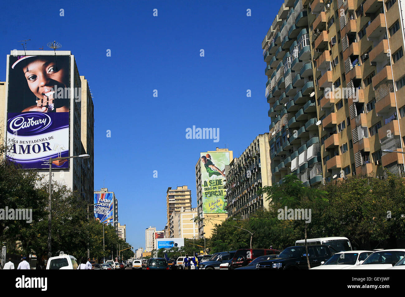Street scene, Maputo, Mozambique Stock Photo - Alamy