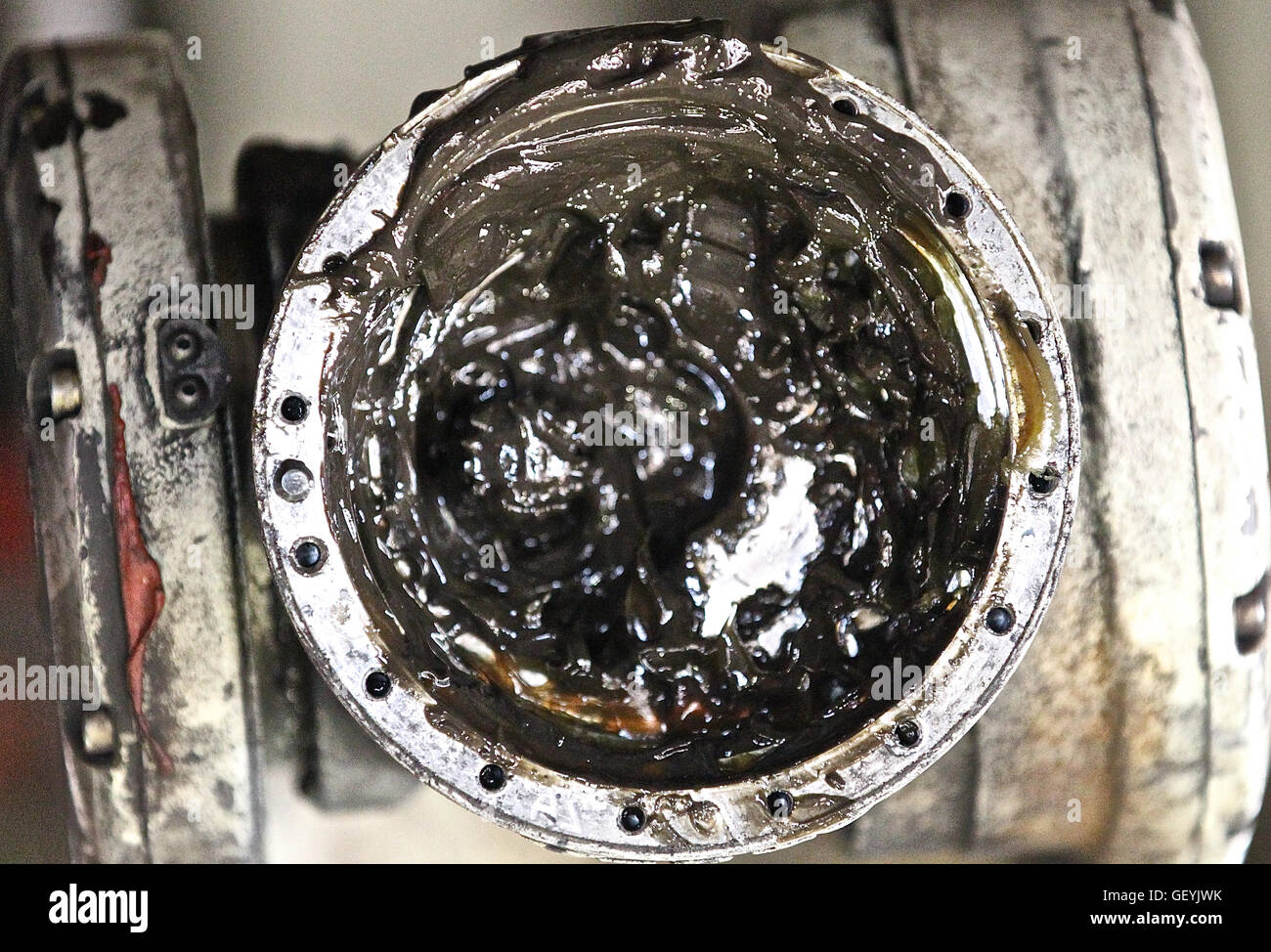 grease in one of the tribes of the industrial robot Stock Photo - Alamy