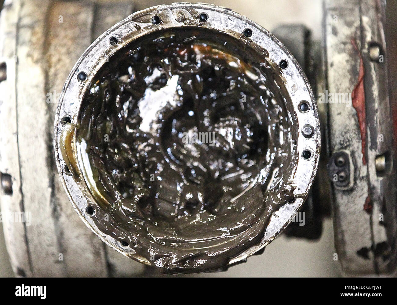 grease in one of the tribes of the industrial robot Stock Photo - Alamy