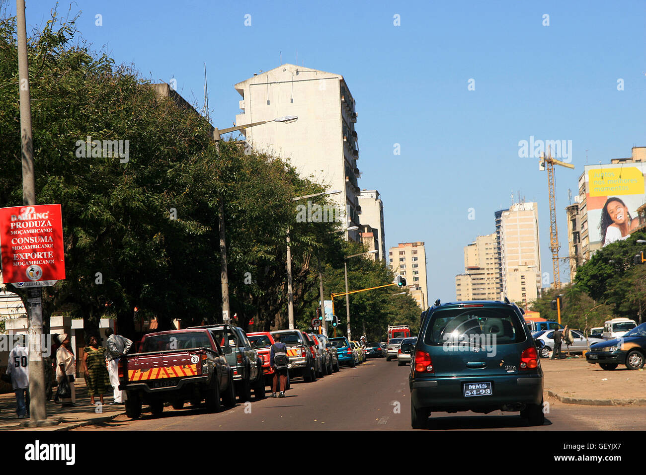 Traffic scene, Maputo, Mozambique Stock Photo - Alamy