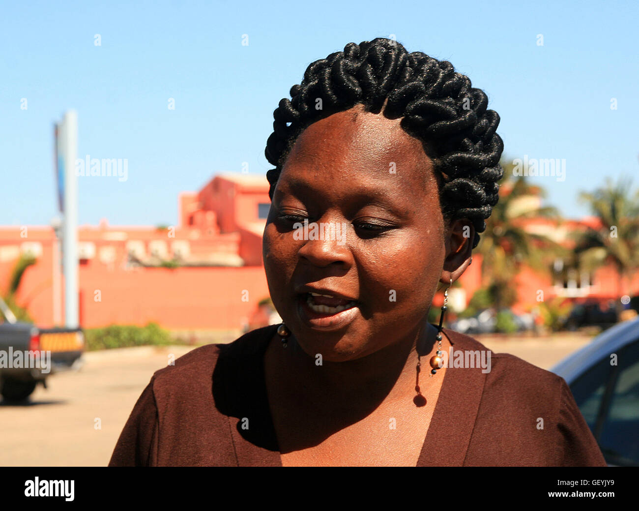African woman, Portrait, Maputo, Mozambique Stock Photo - Alamy