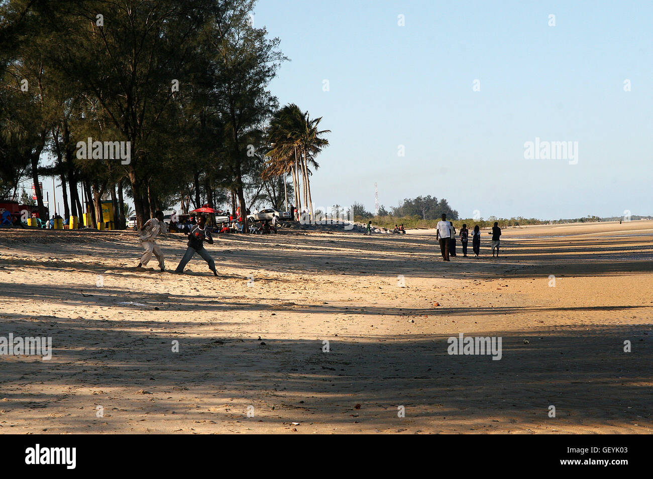 Beach scene, Maputo, Mozambique Stock Photo - Alamy