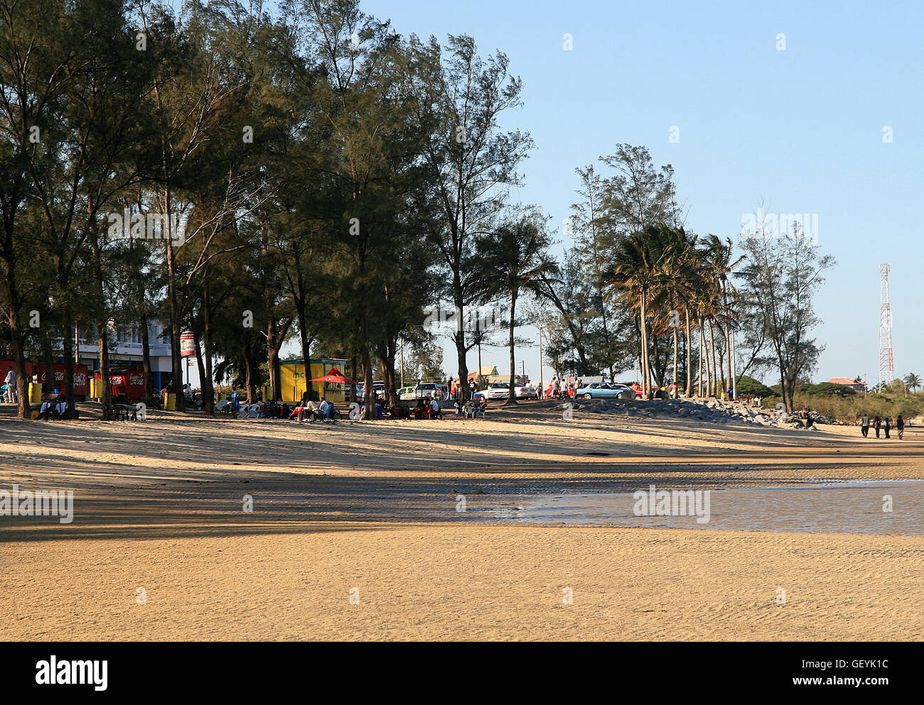 Beach scene, Maputo, Mozambique Stock Photo - Alamy