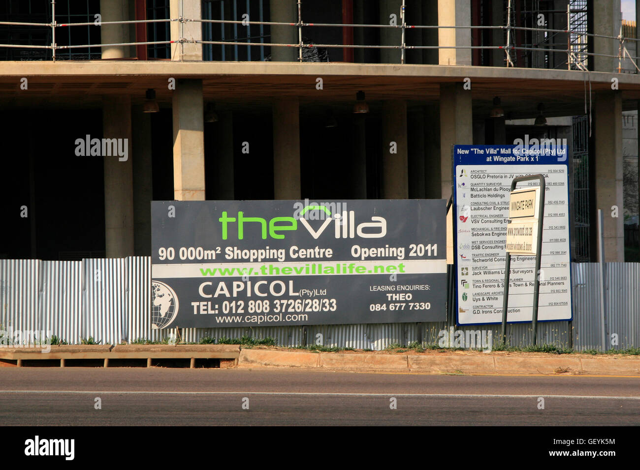 The Villa Mall; Incomplete due to bankruptcy, Moreleta Park, Pretoria ...