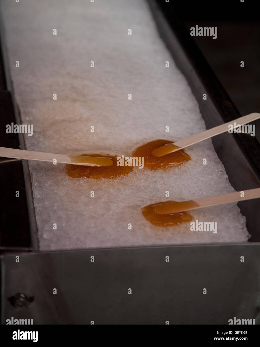 Maple Syrup Candy Stock Photo - Alamy