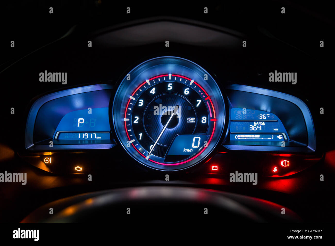 Night time speedometer hi-res stock photography and images - Alamy