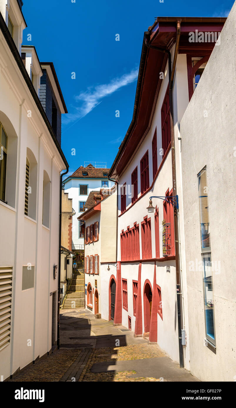 Buildings in the city centre of Basel Stock Photo - Alamy