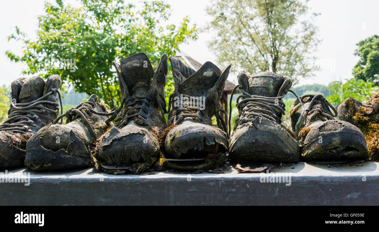 Worn out shoes hi-res stock photography and images - Alamy