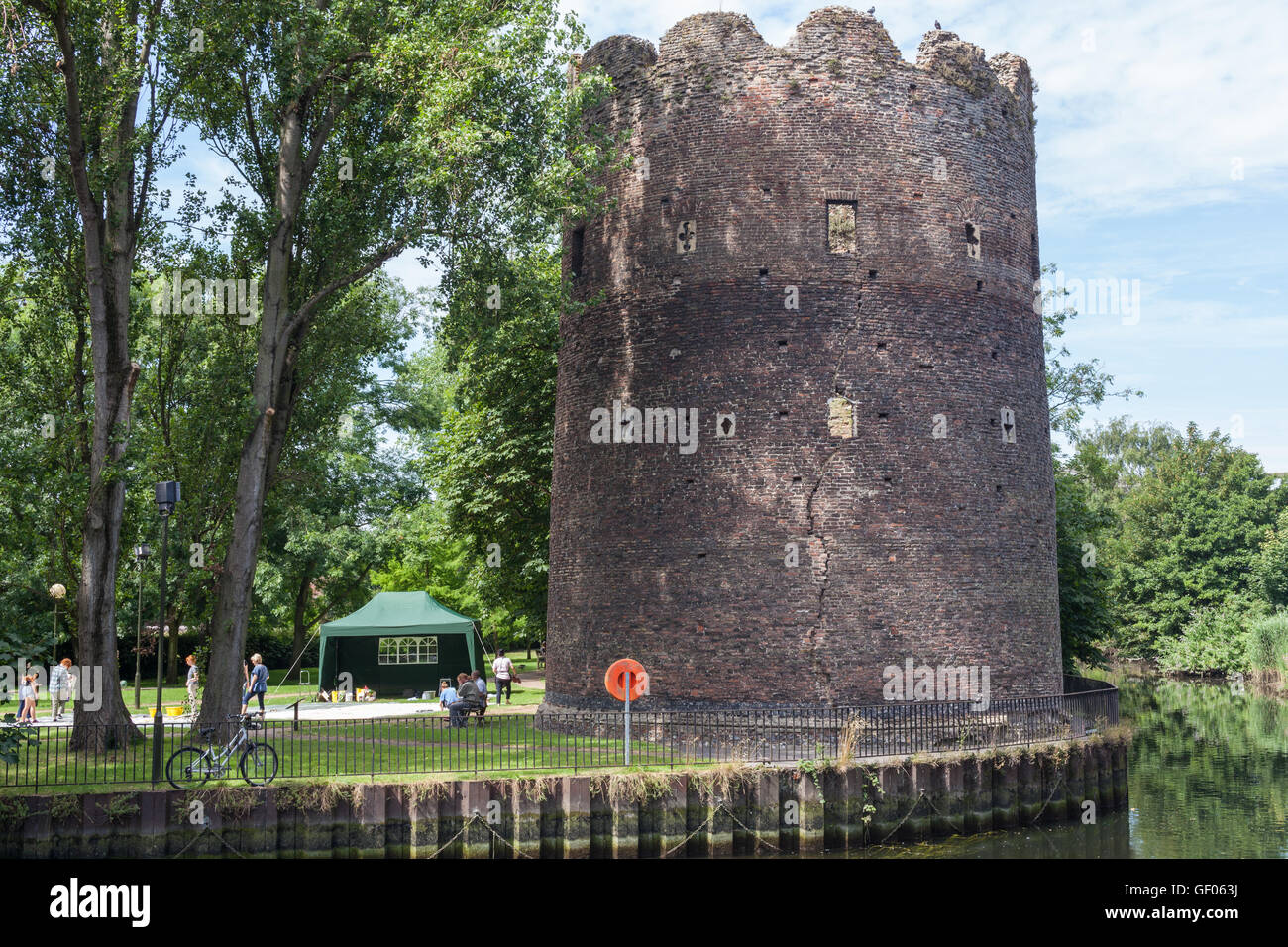 norwich cow tower river wensum Stock Photo - Alamy