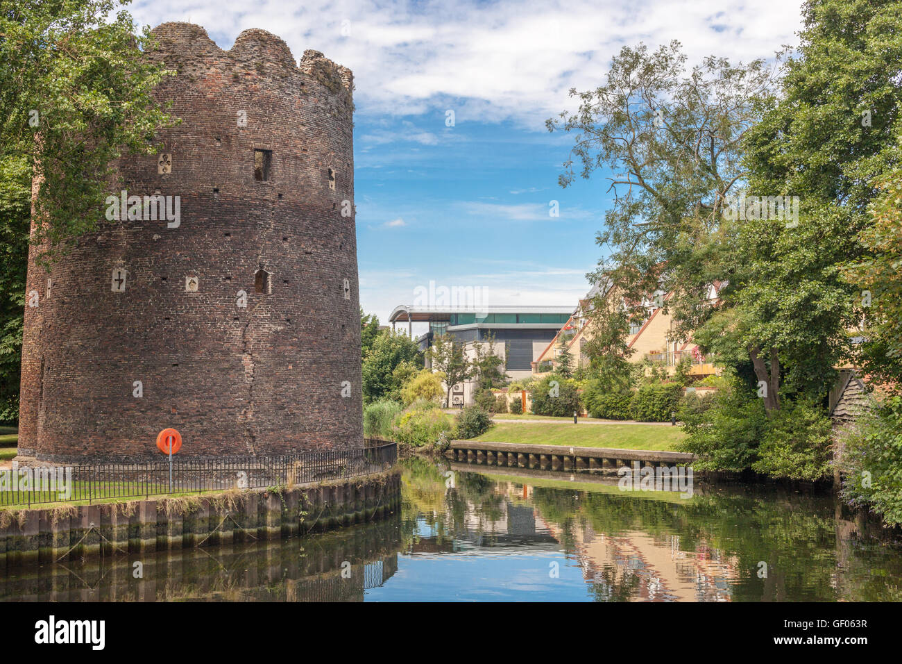 norwich cow tower river wensum norfolk uk england Stock Photo - Alamy