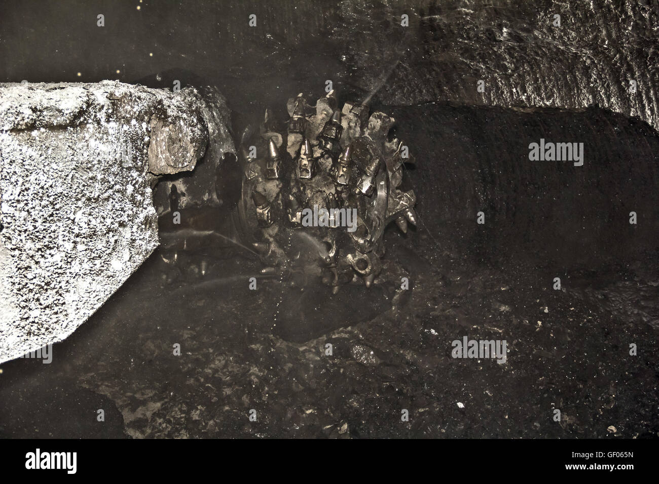 Modern coal mine underground in Russia Stock Photo - Alamy