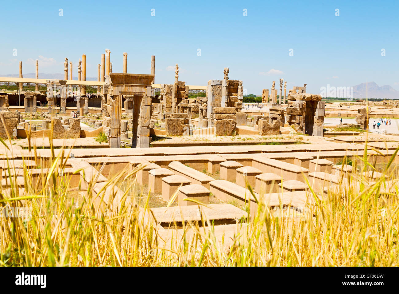 in iran persepolis the old ruins historical destination monuments and ...