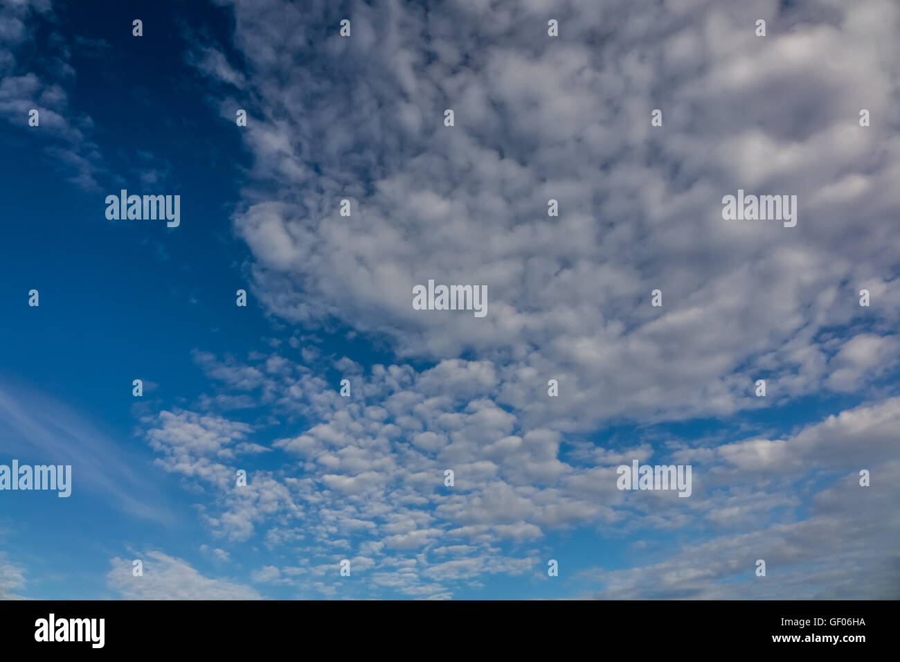 Horizontal picture of clouds in the sky Stock Photo - Alamy