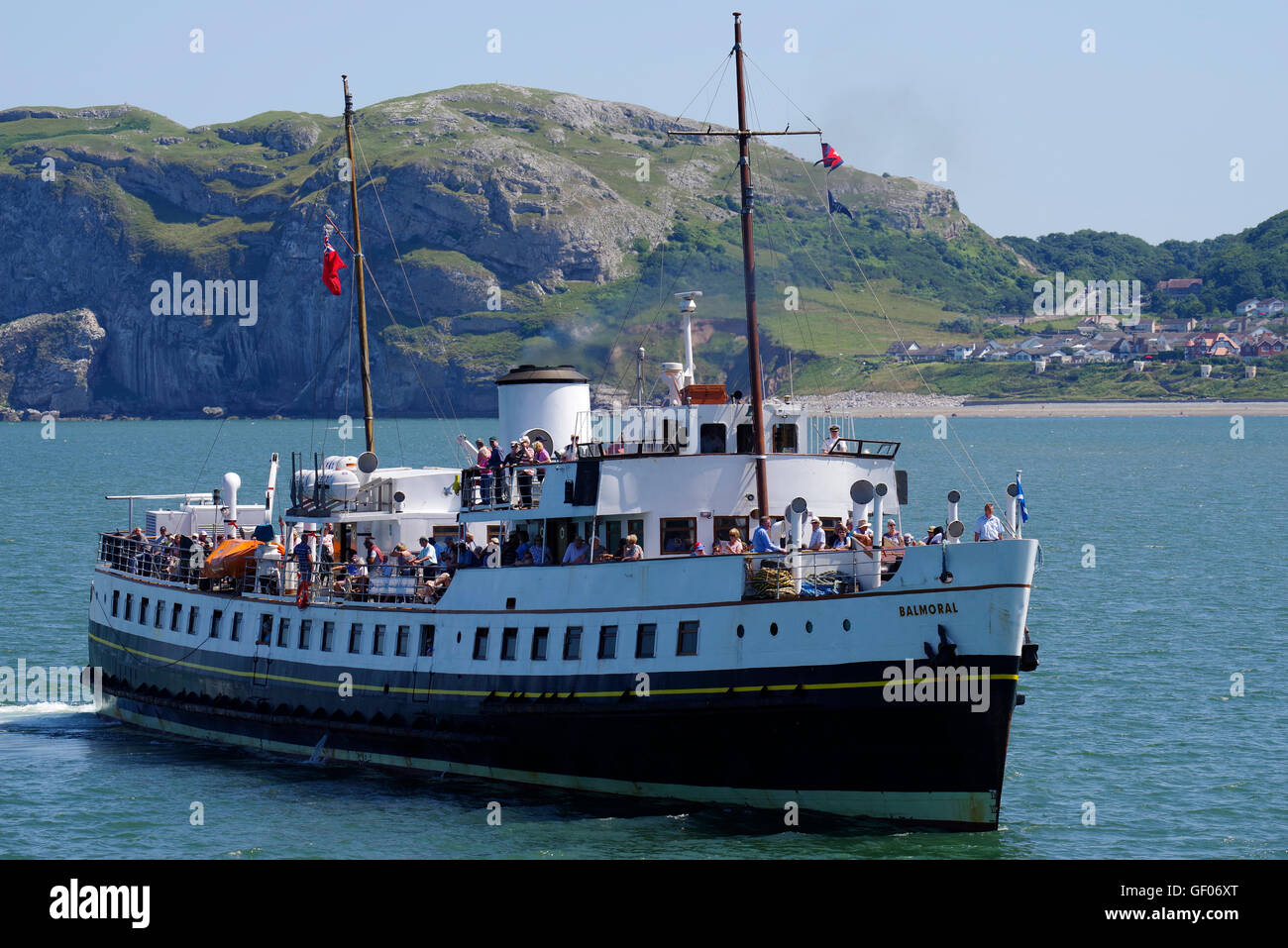 mv Balmoral at Llandudno Stock Photo - Alamy