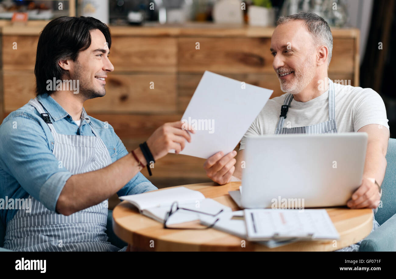 Relationships between father and son Stock Photo - Alamy