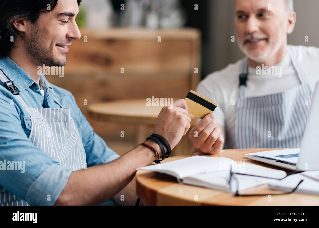 Relationships between father and son Stock Photo - Alamy