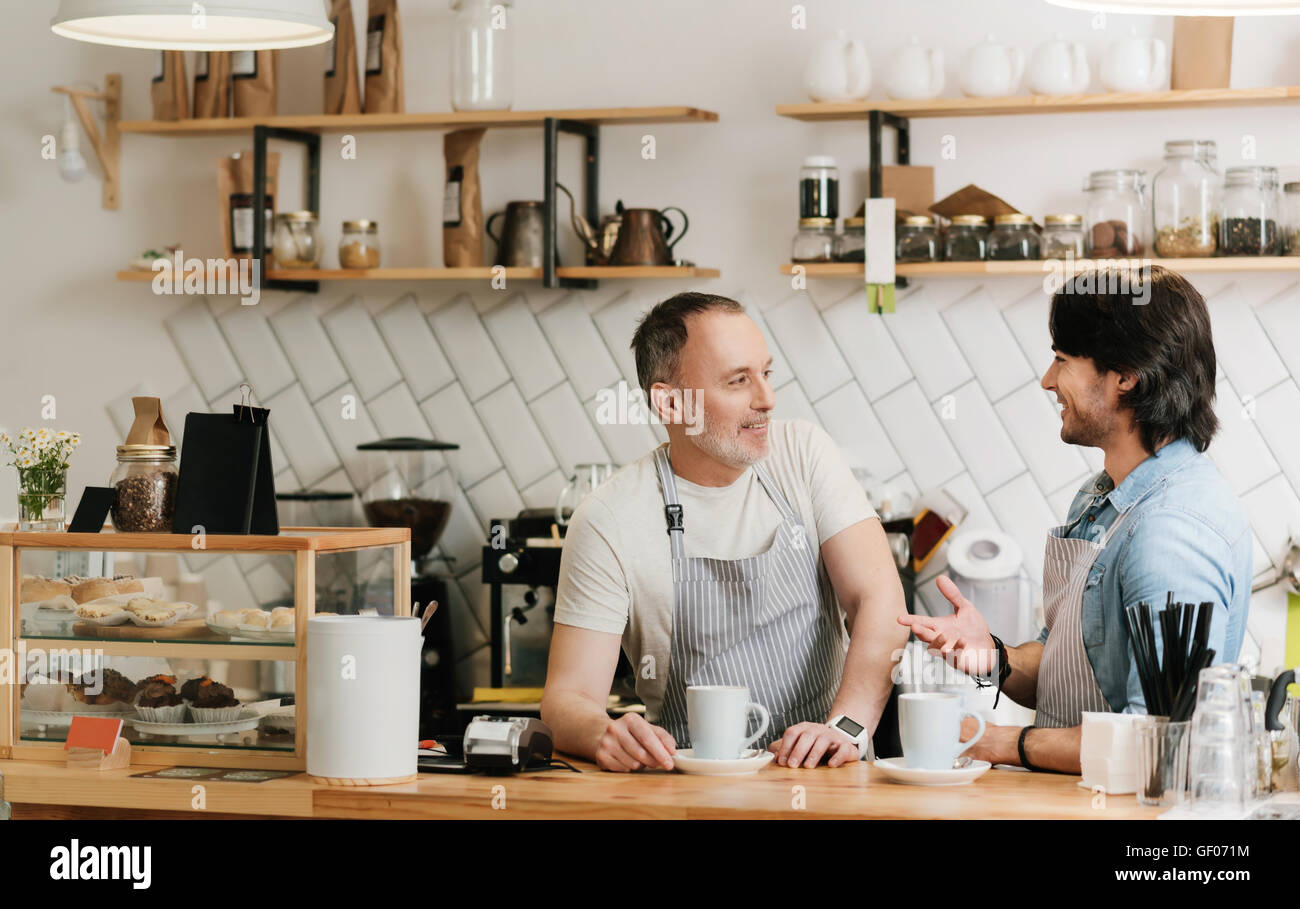 Modern cafe business Stock Photo - Alamy