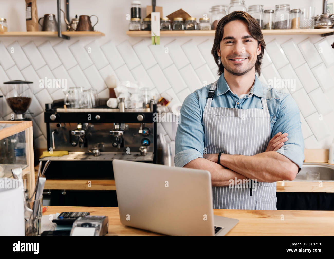 Modern cafe business Stock Photo - Alamy