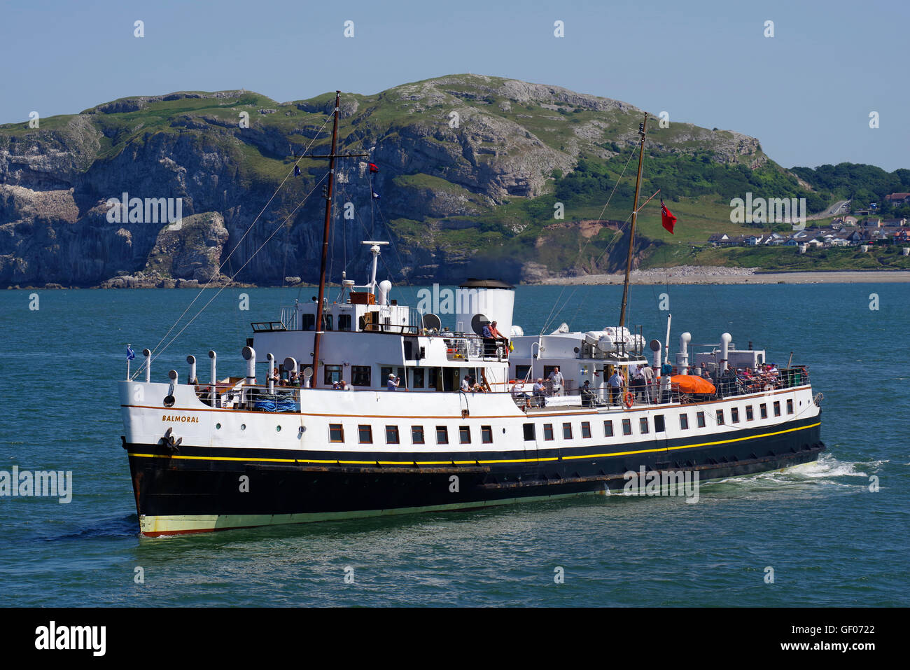 mv Balmoral at Llandudno Stock Photo - Alamy