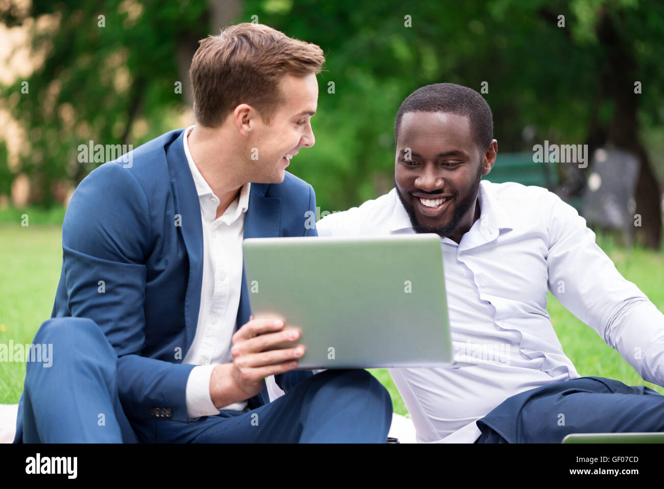 Overjoyed colleagues hi-res stock photography and images - Alamy