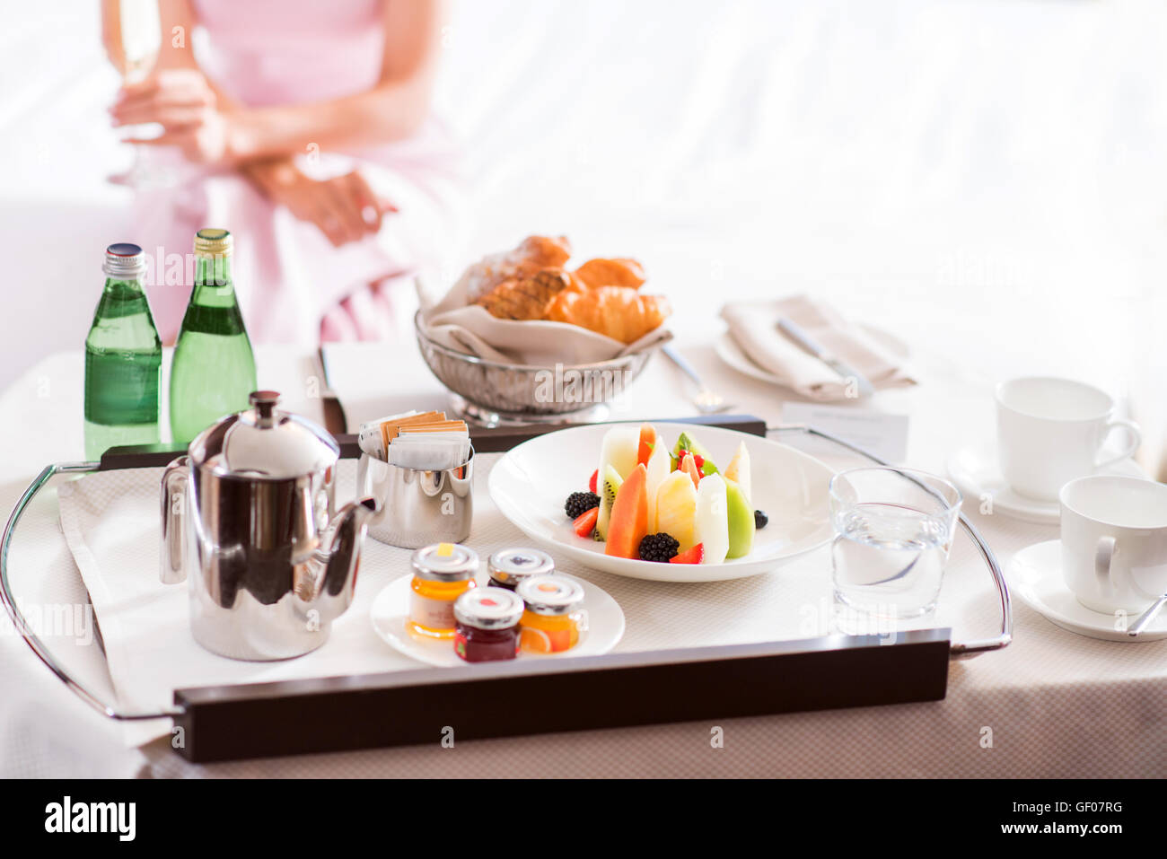 Hotel tea and coffee tray hi-res stock photography and images - Alamy