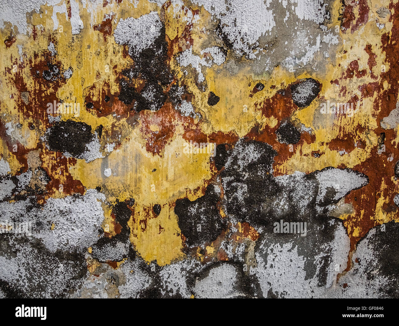 Rough abstract wall pattern on a wall of an old ruined building Stock ...