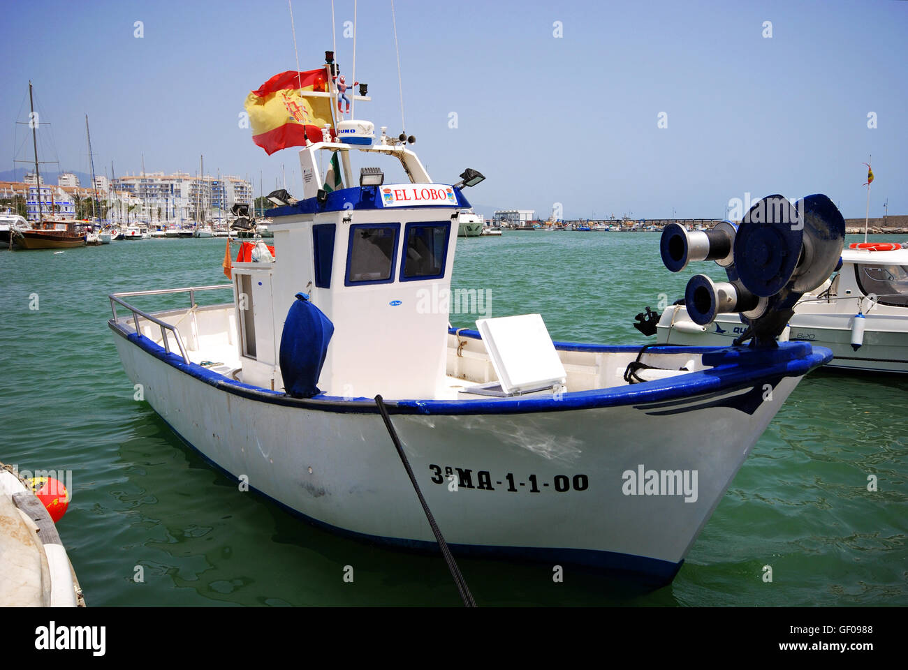 Spanish fishing boat hi-res stock photography and images - Alamy