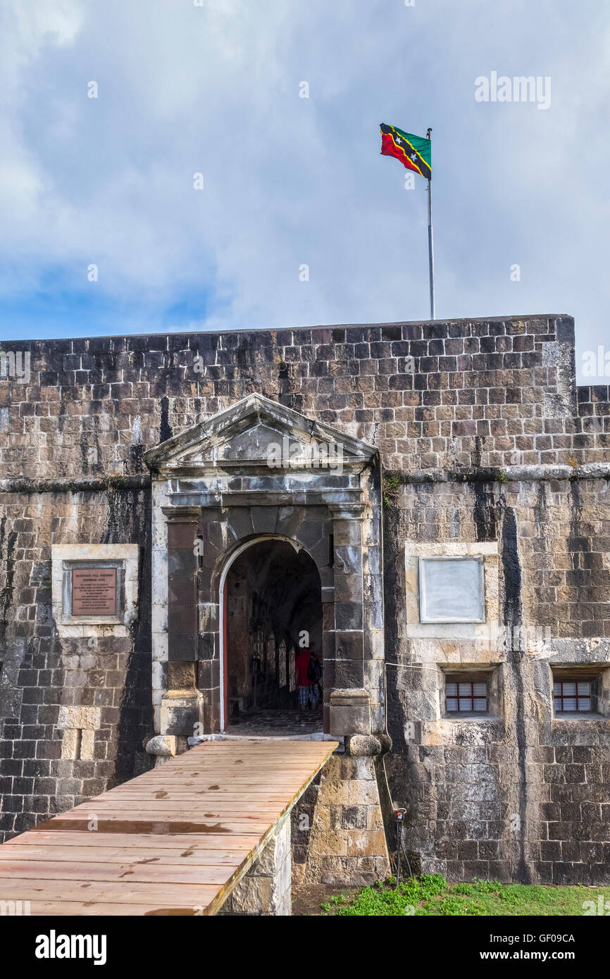 Old British Fortress At Brimstone Hill St. Kitts West Indies Stock ...