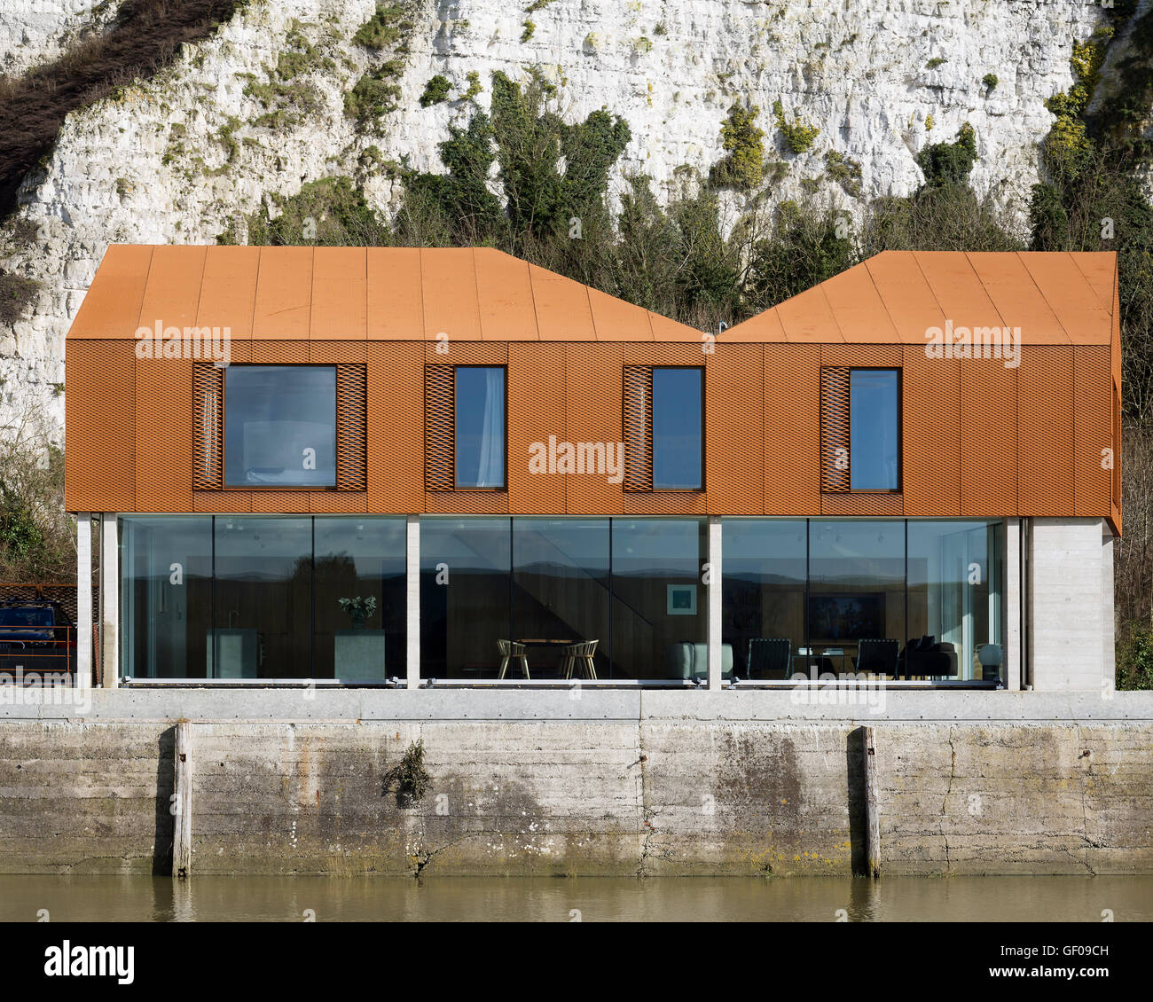 Exterior view of west facade. South Street, Lewes, United Kingdom ...