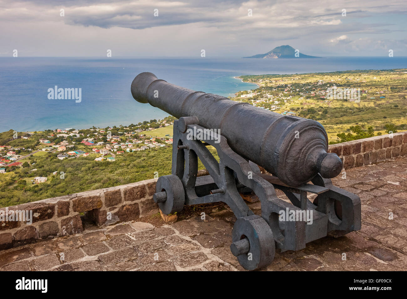 Old British Fortress At Brimstone Hill St. Kitts West Indies Stock ...